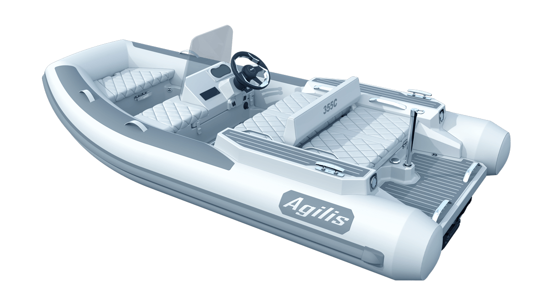 Agilis – custom, luxury jet tender for yacht.