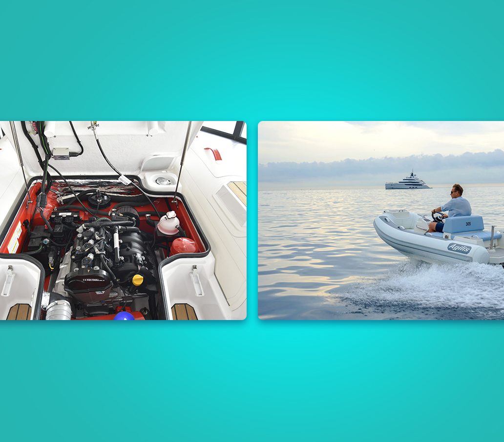 Agilis – custom, luxury jet tender for yacht.