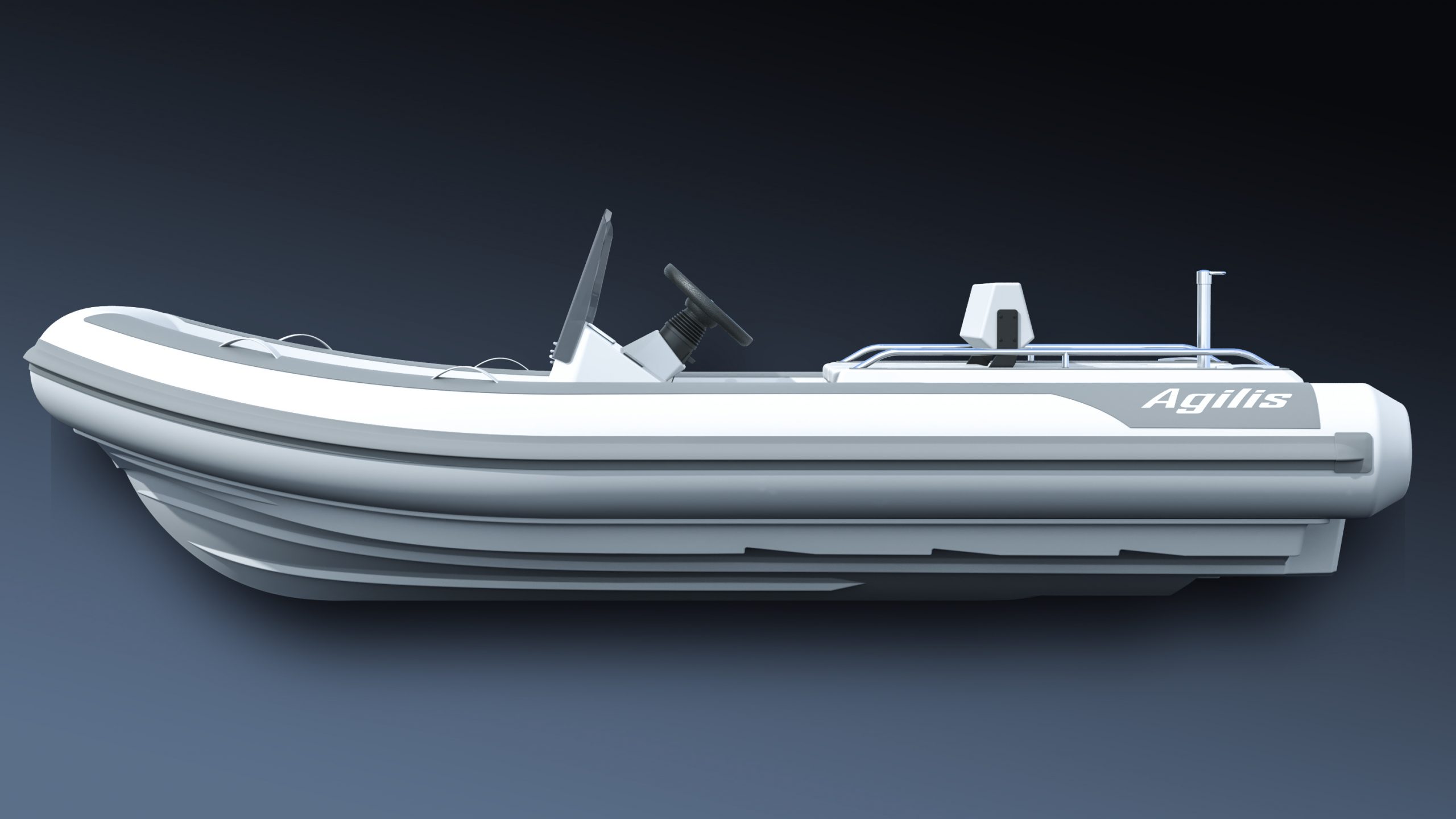 Agilis 400D – jet rib yacht tender